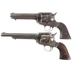 Two Remington Model 1890 Single Action Revolvers -A) Remington Model ...