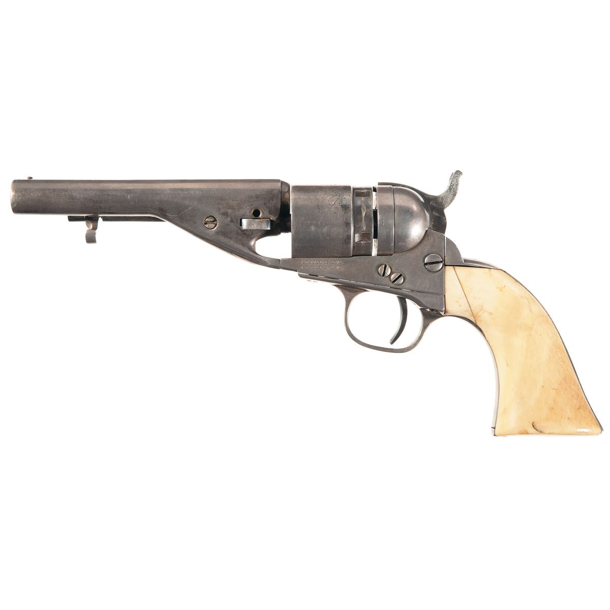 Richards Conversion Colt Model 1862 Pocket Navy Single Action Revolver ...