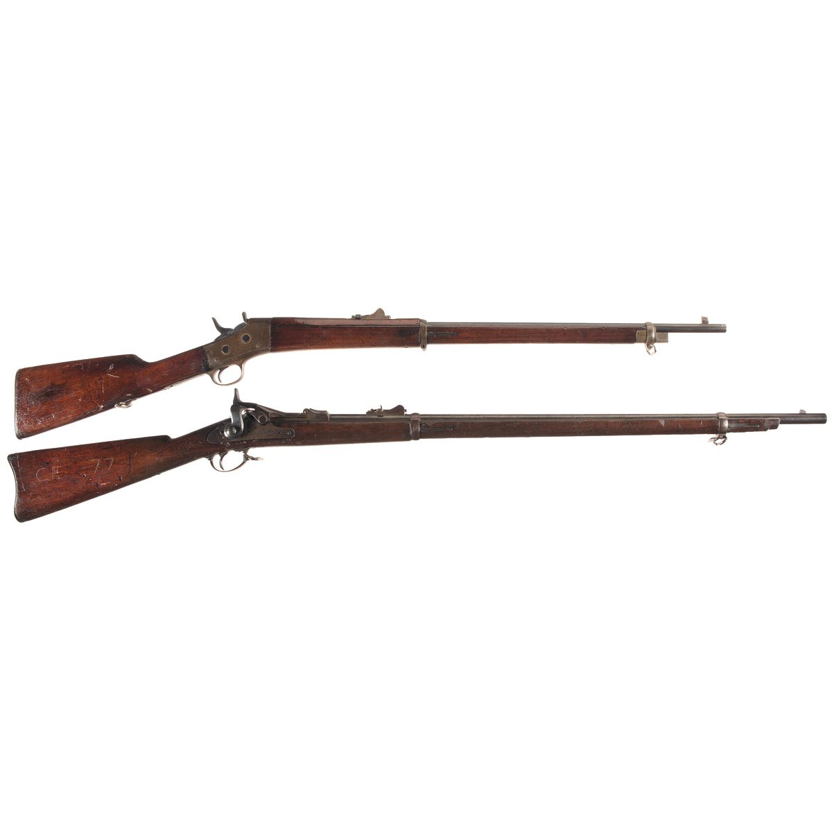 Two Antique Military Rifles -A) Remington Argentine Contract Rolling ...