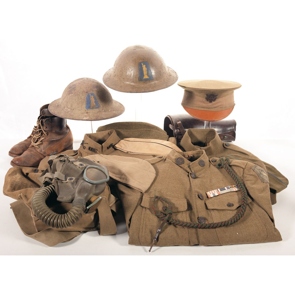 Grouping of U.S. Field Gear, Mostly WWI