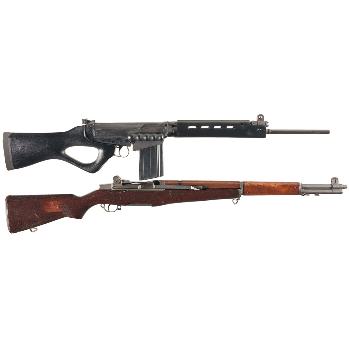 Two Semi-Automatic Rifles -A) Century Arms FAL Sporter Semi-Automatic Rifle