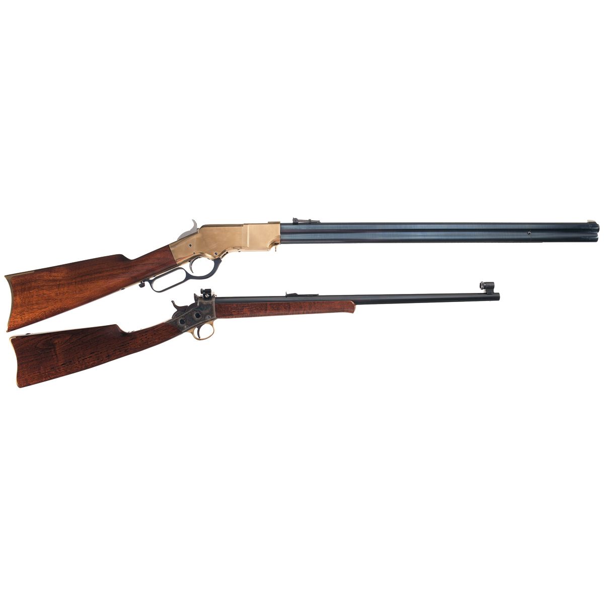 Two Uberti Long Guns -A) Uberti Model Henry Lever Action Rifle