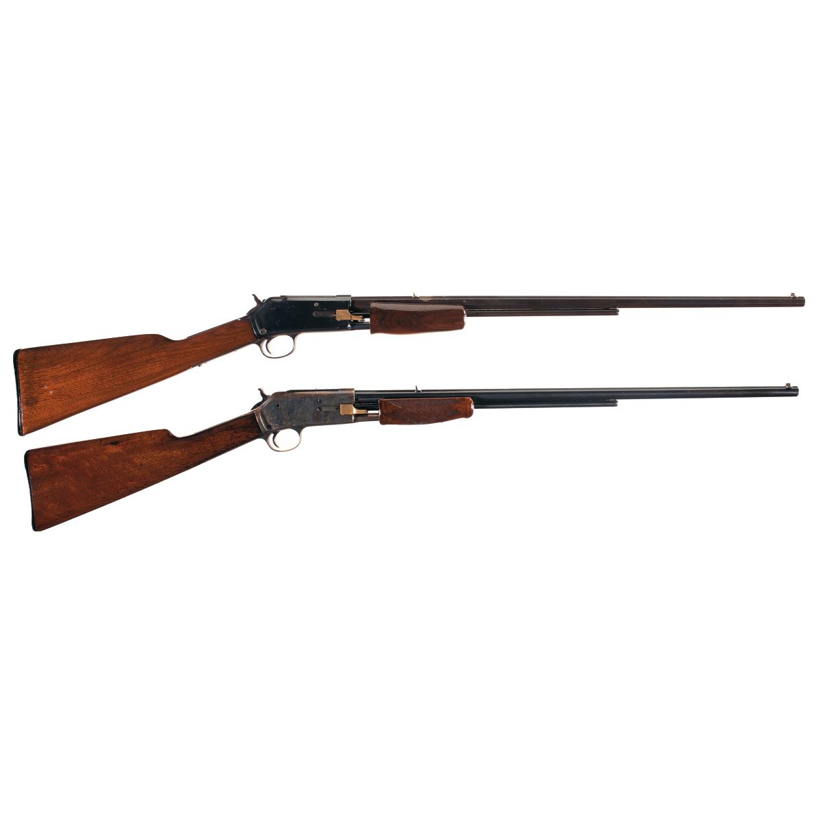 Two Colt Lightning Slide Action Rifles -A) Colt Lightning Small Frame ...
