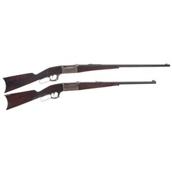 Two Savage Model 1899 Rifles -A) Savage Model 1895-B Lever Action Rifle