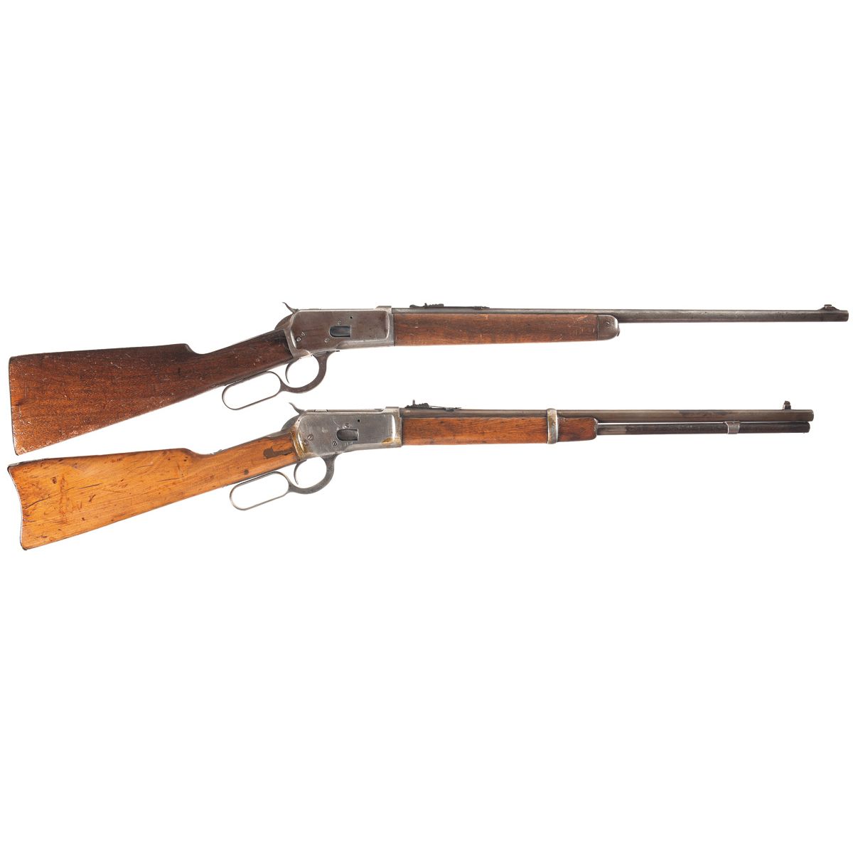 Two Winchester Lever Action Long Guns -A) Winchester Model 53 Lever ...