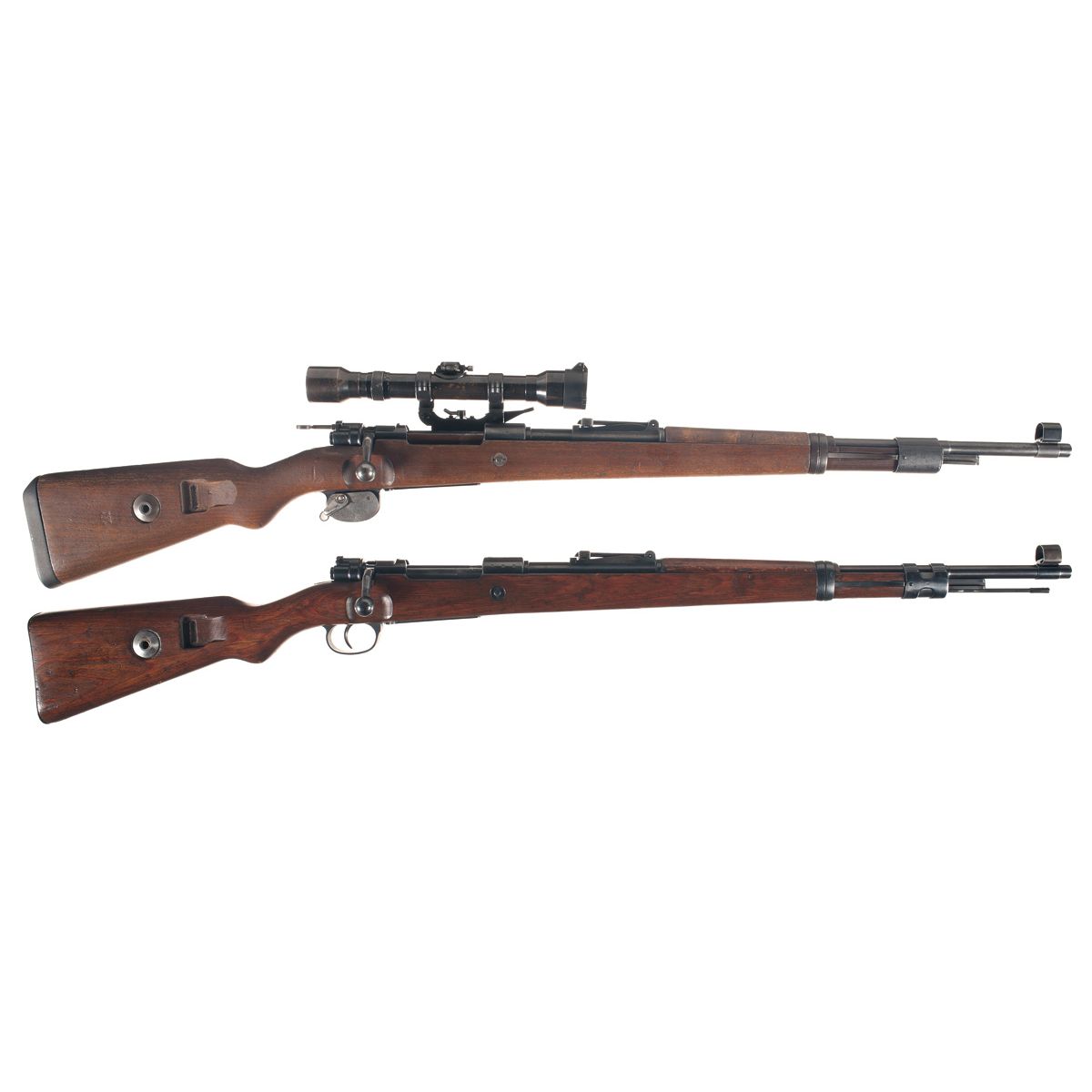 Two Mauser Bolt Action Rifles -A) Mauser "byf/43" K98 Bolt Action Rifle ...