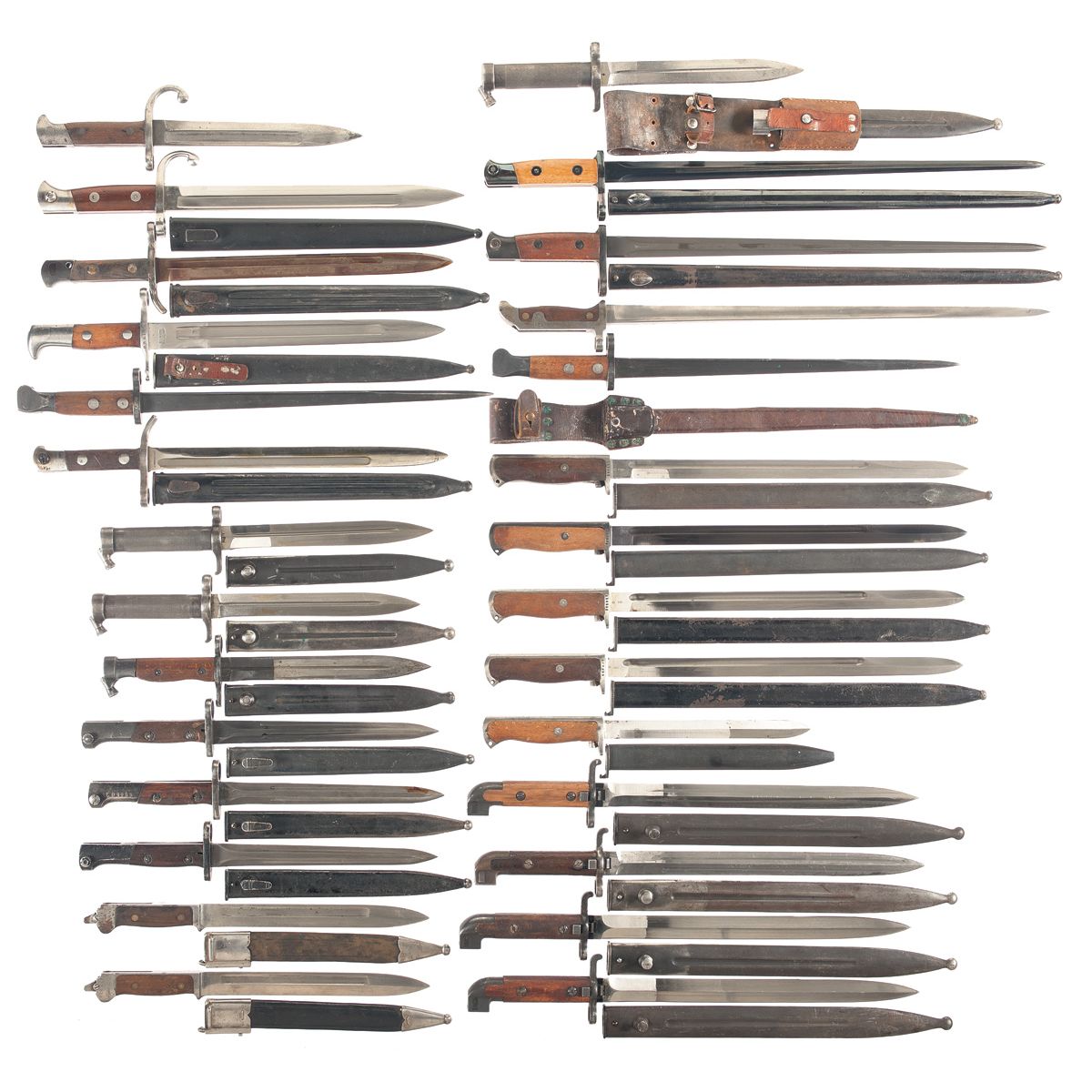 Twenty-Eight European Bayonets