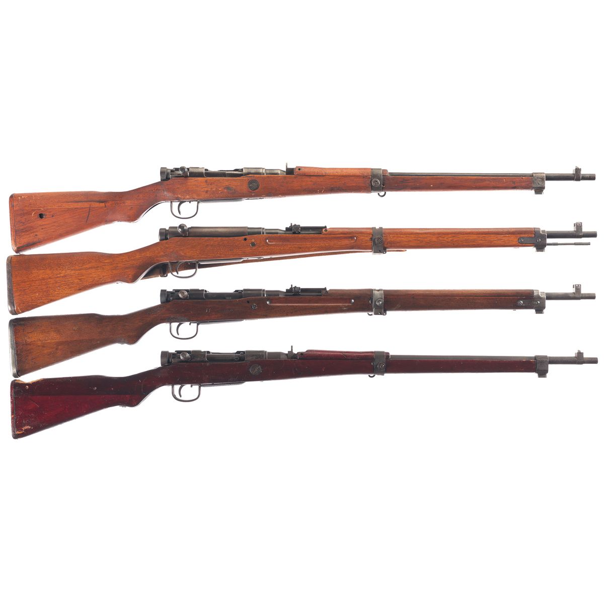 Four WWII Japanese Type 99 Bolt Action Rifles -A) Tokyo Juki KogyoType ...