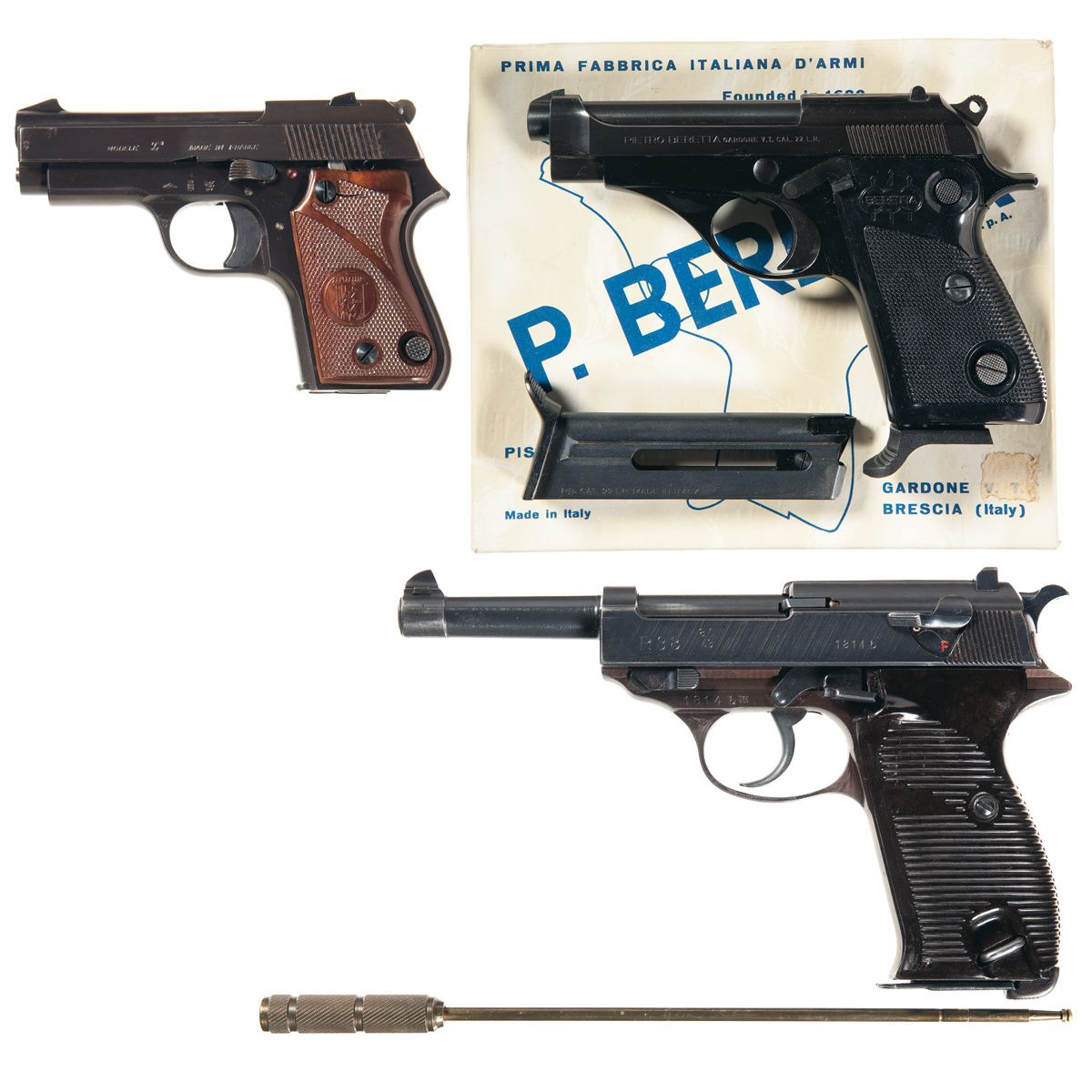 Three European Semi-Automatic Pistols -A) Unique Model L Semi-Automatic ...