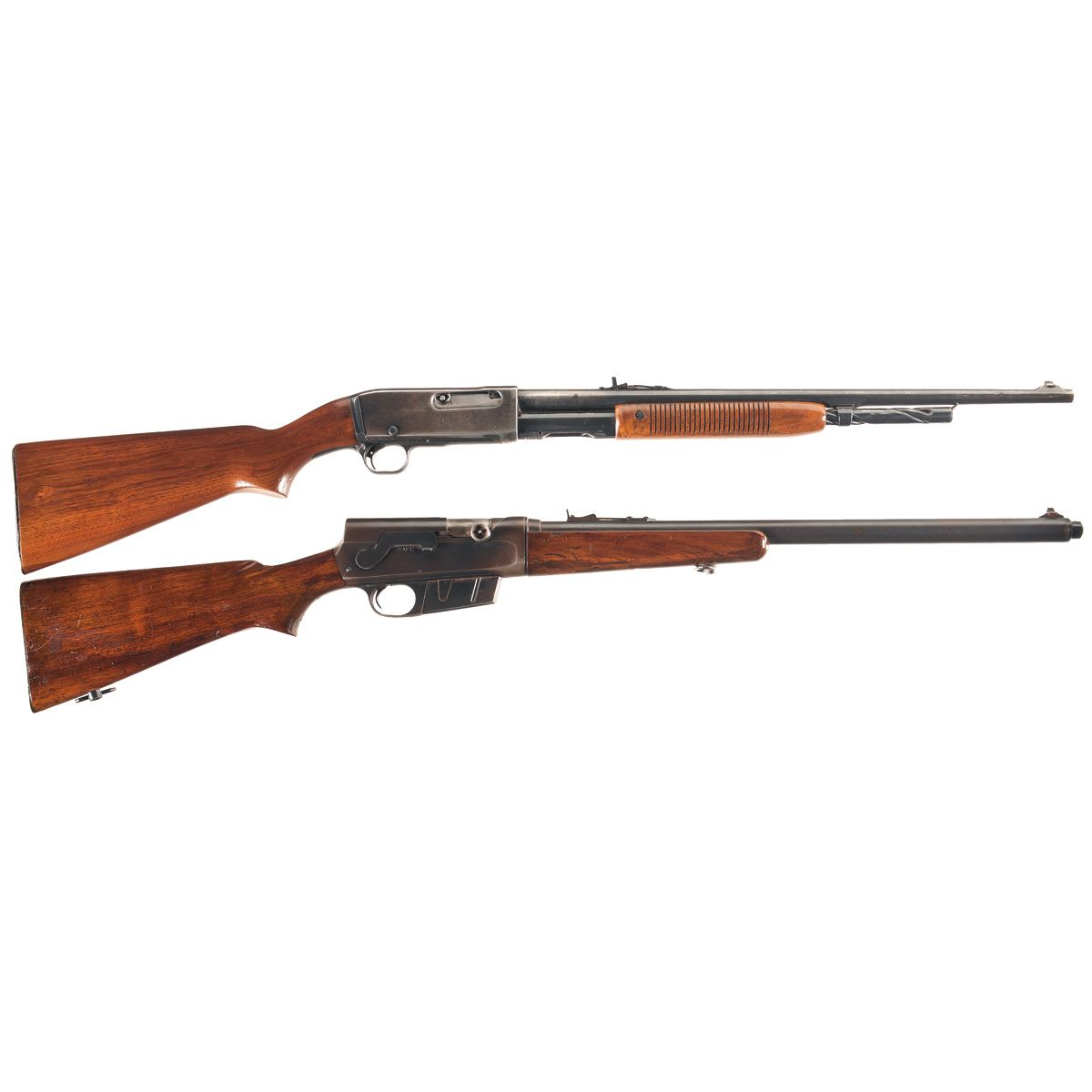 Two Remington Long Guns -A) Remington Model 141 Slide Action Carbine