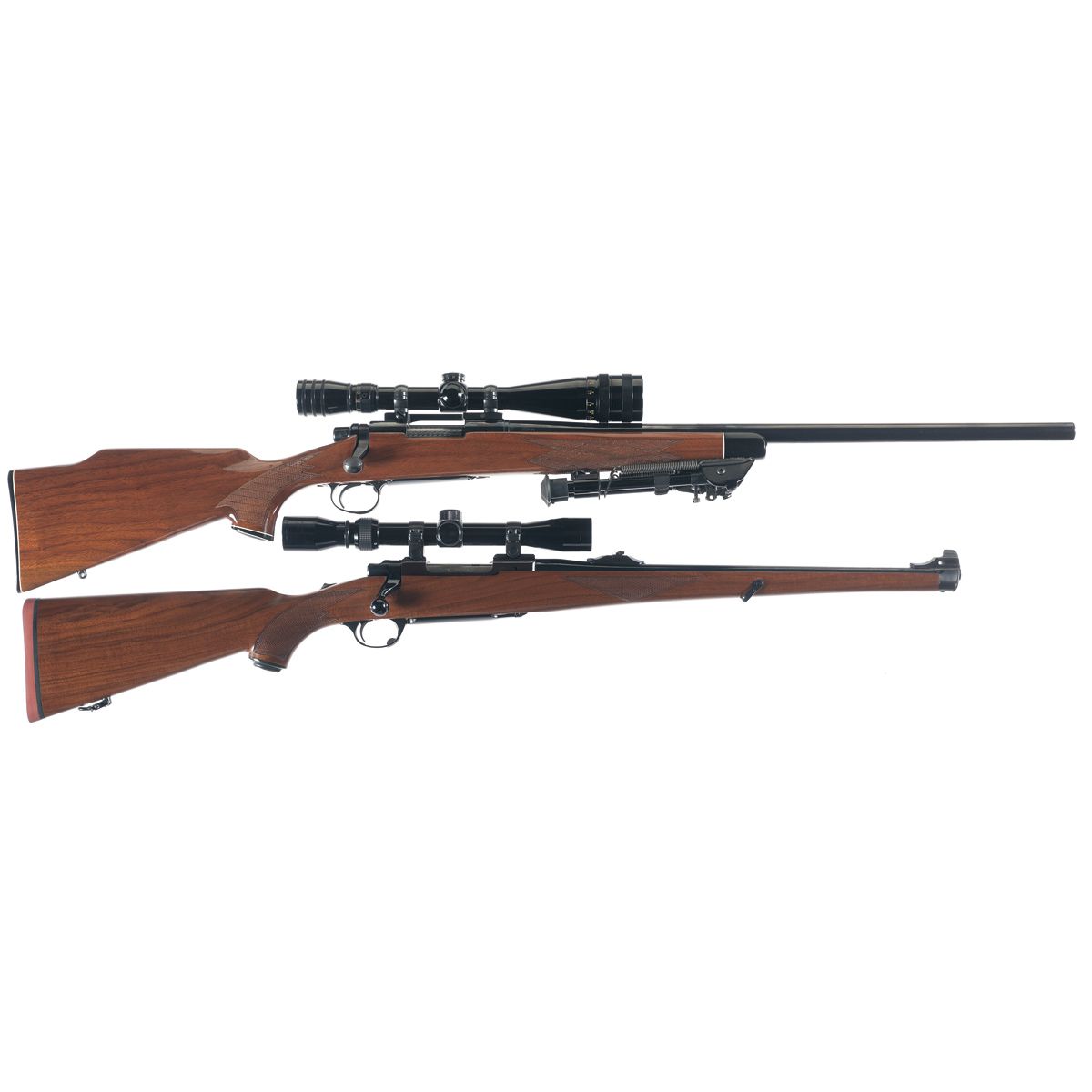 Two Scoped Bolt Action Rifles -A) Remington 700 Bolt Action Rifle with ...