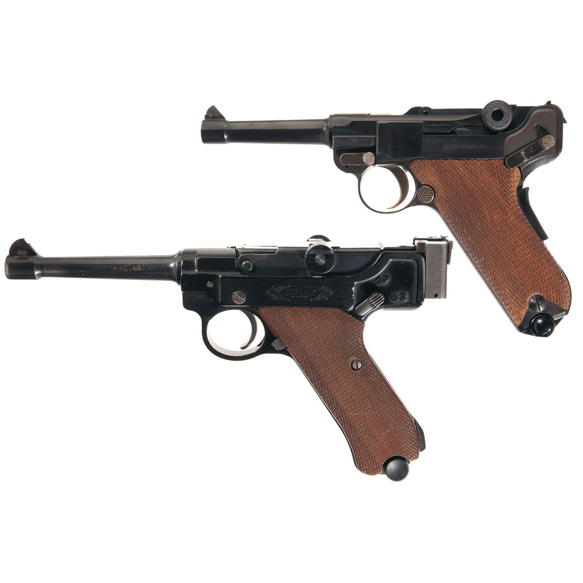 Two Luger Pistols -A) Mauser/Interarms Luger Semi-Automatic Pistol