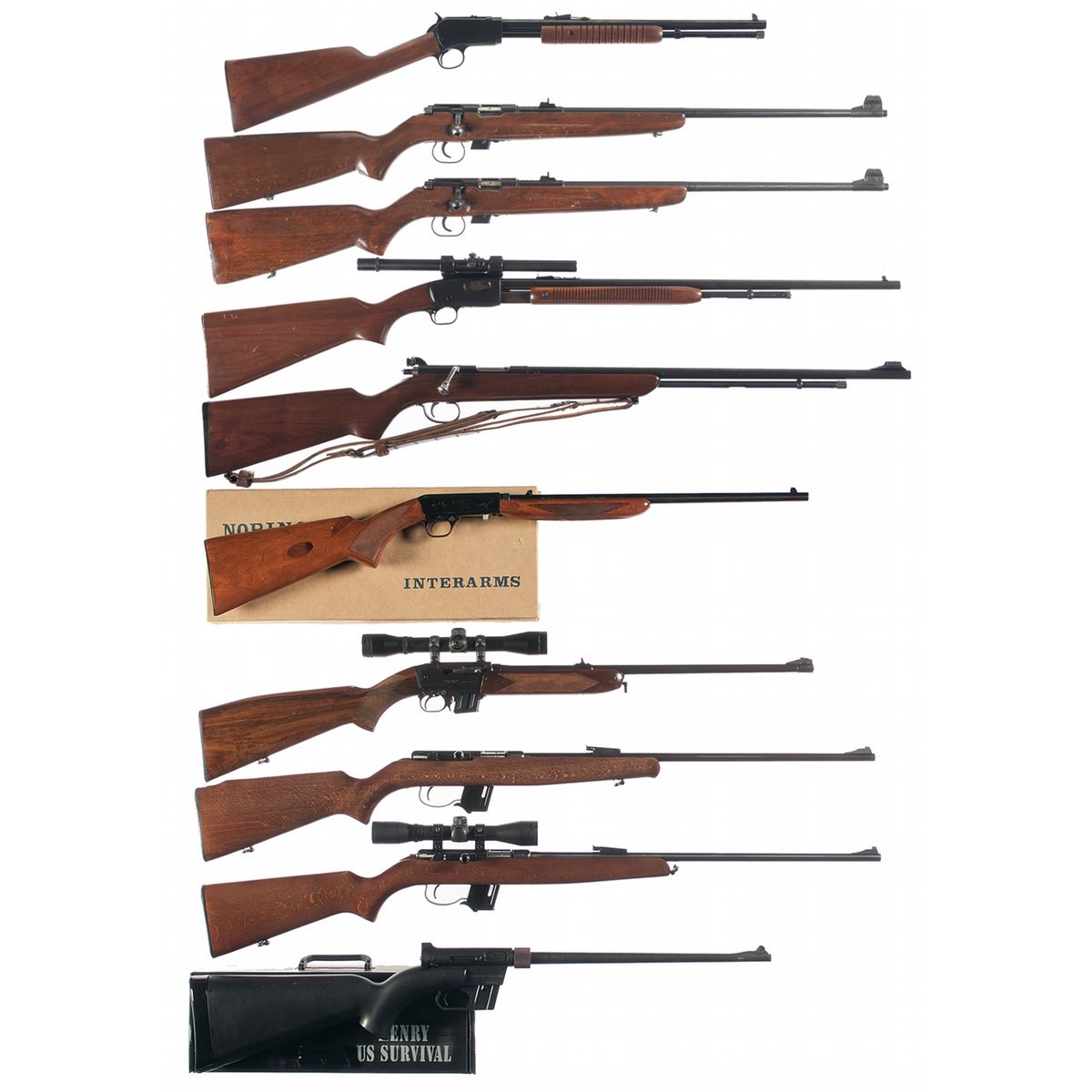 Ten Long Guns -A) Taurus Model 172 Slide Action Carbine