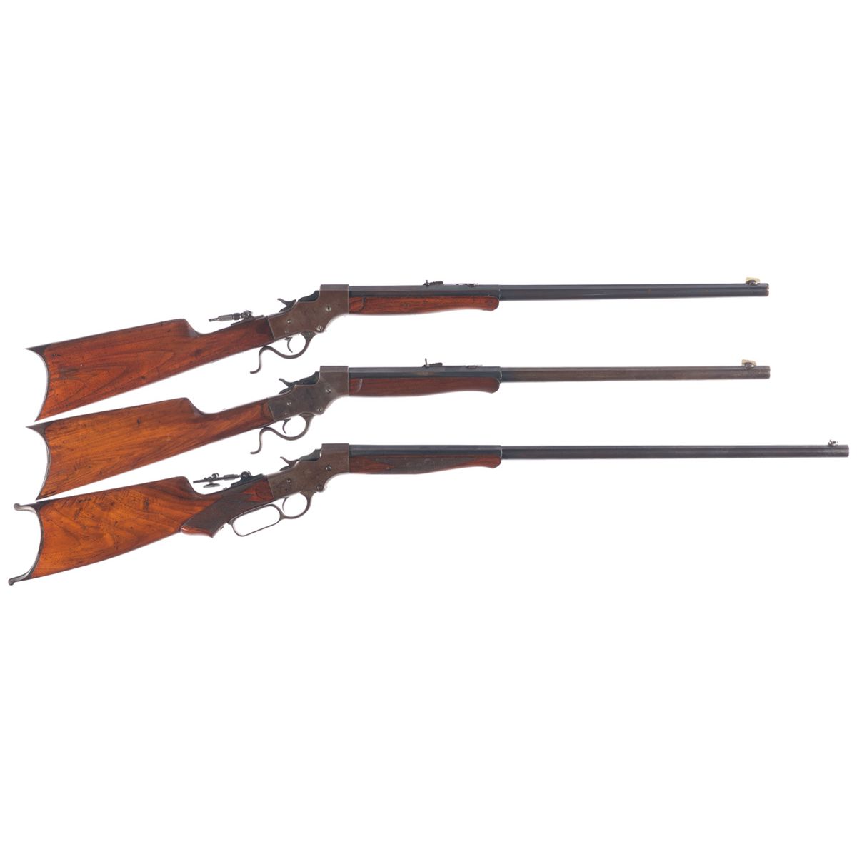 Three Stevens Single Shot Rifles -A) Stevens Ideal No. 44 Rifle