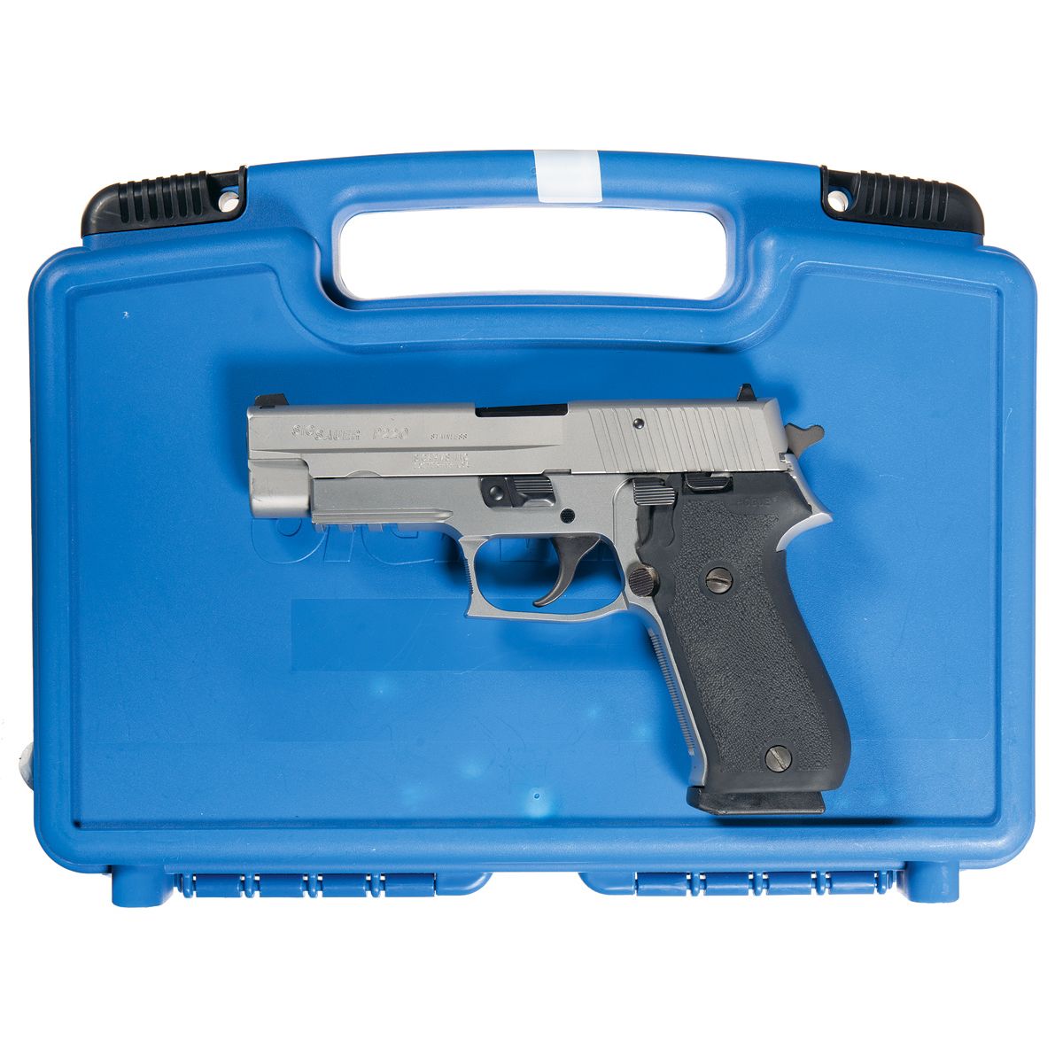 Sig Sauer P220 Semi-Automatic Pistol with Case, Belts, and Holsters