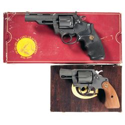 Two Boxed Colt Double Action Revolvers -A) Colt Peacekeeper Double ...