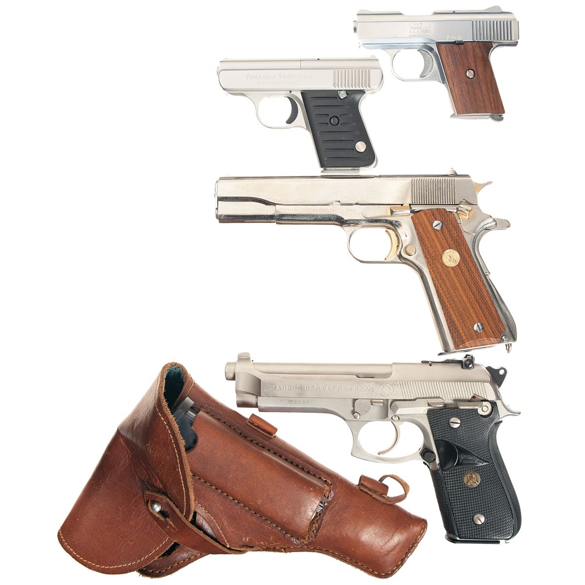 Four Semi-Automatic Pistols -A) Raven Arms Model MP-25 Semi-Automatic ...