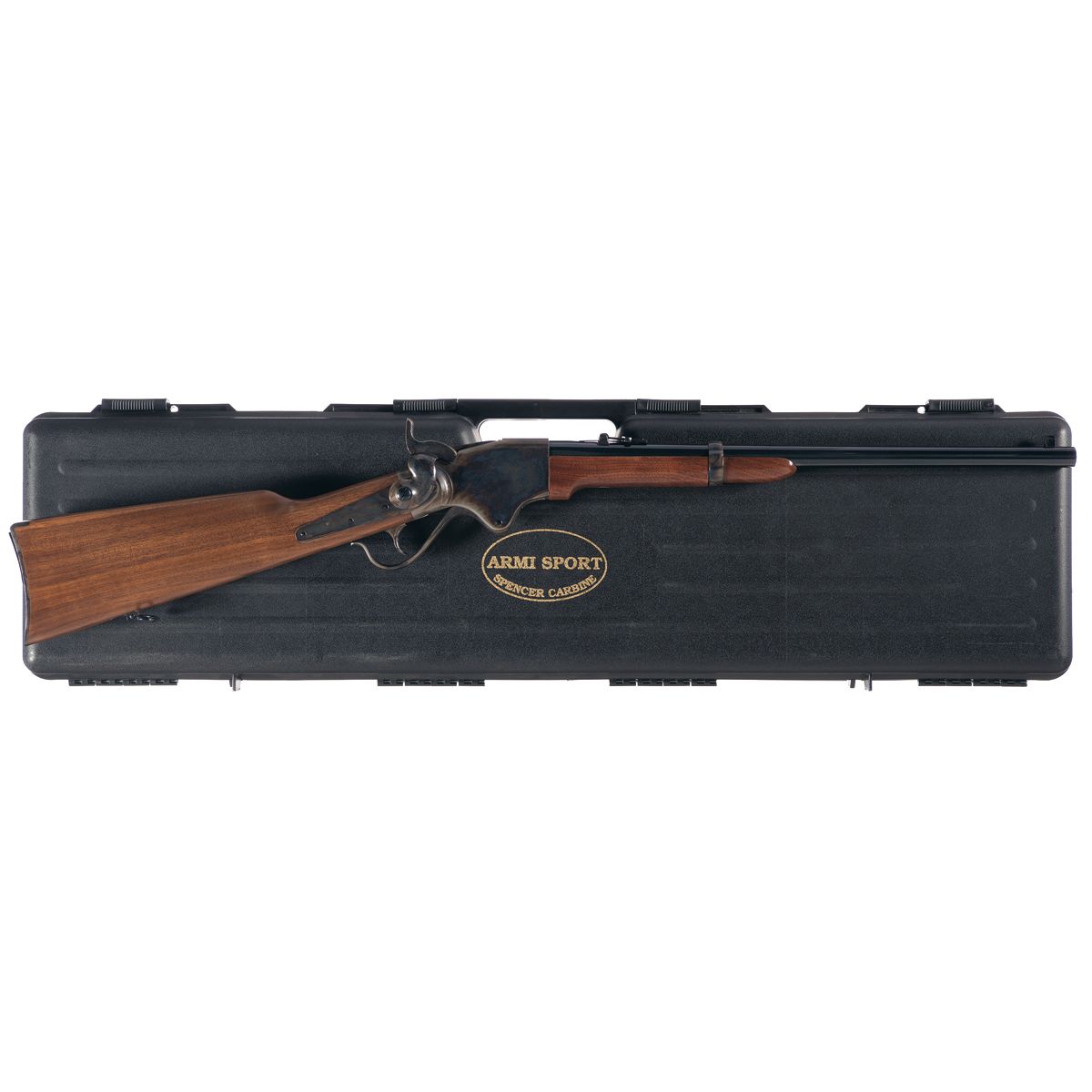Armi Sport Reproduction Spencer Lever Action Carbine with Case