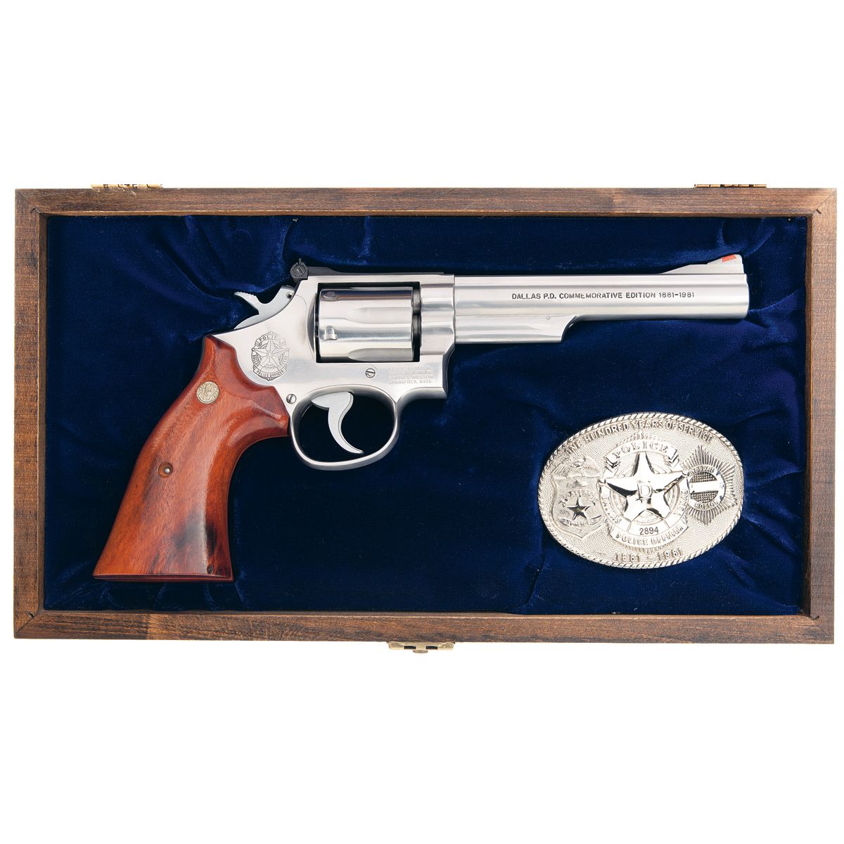 Cased Smith & Wesson Model 66-2 Dallas Police Officer Commemorative ...