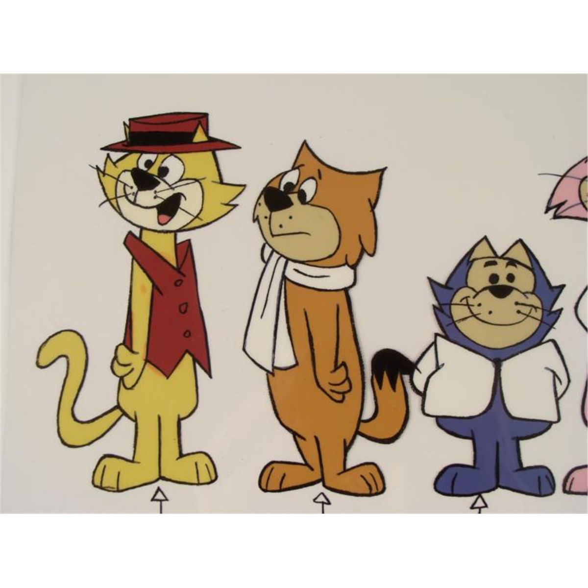 Top Cat & Friends Signed Orig Model Cel Animation Art