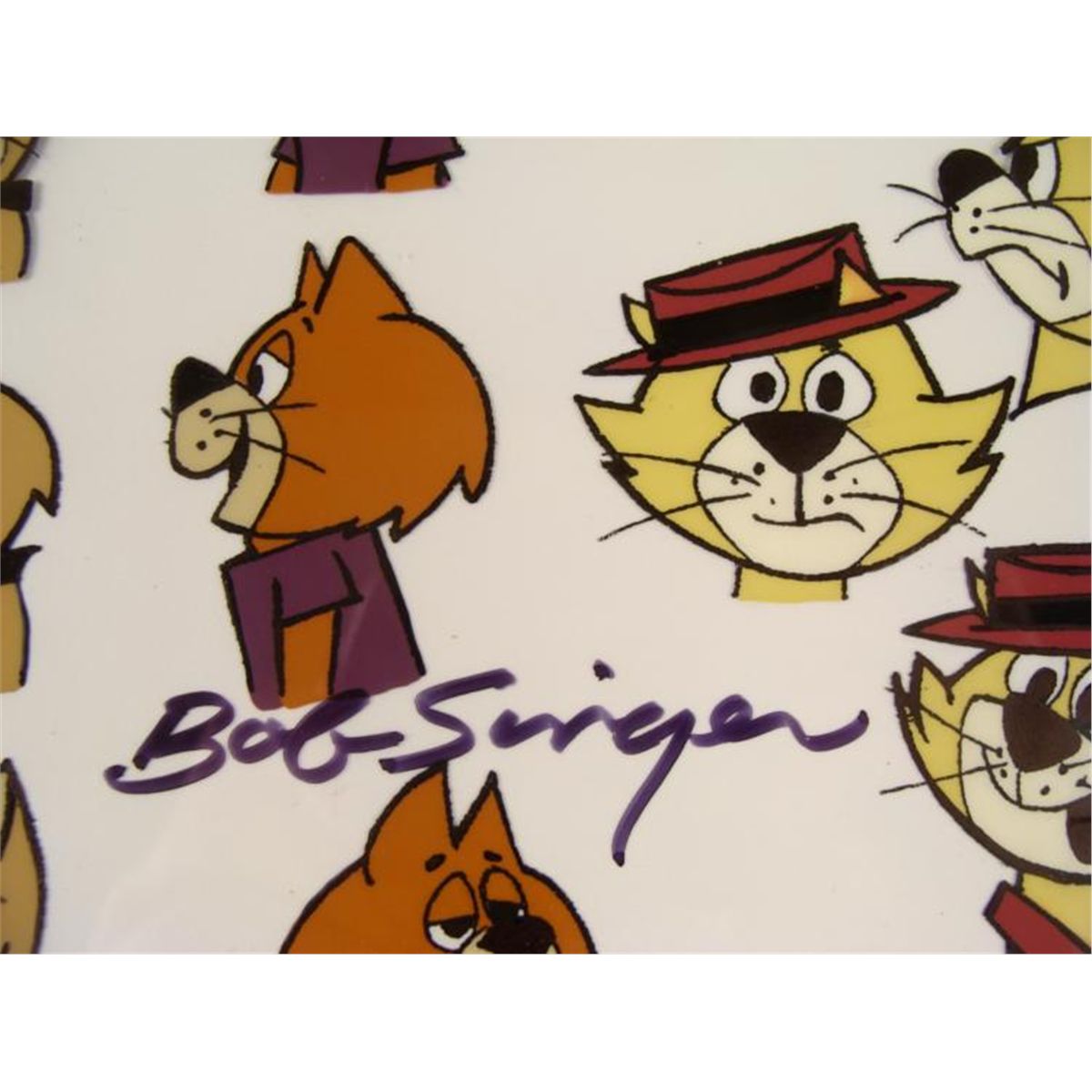 Top Cat 24 Image Signed Orig Model Cel Animation Art