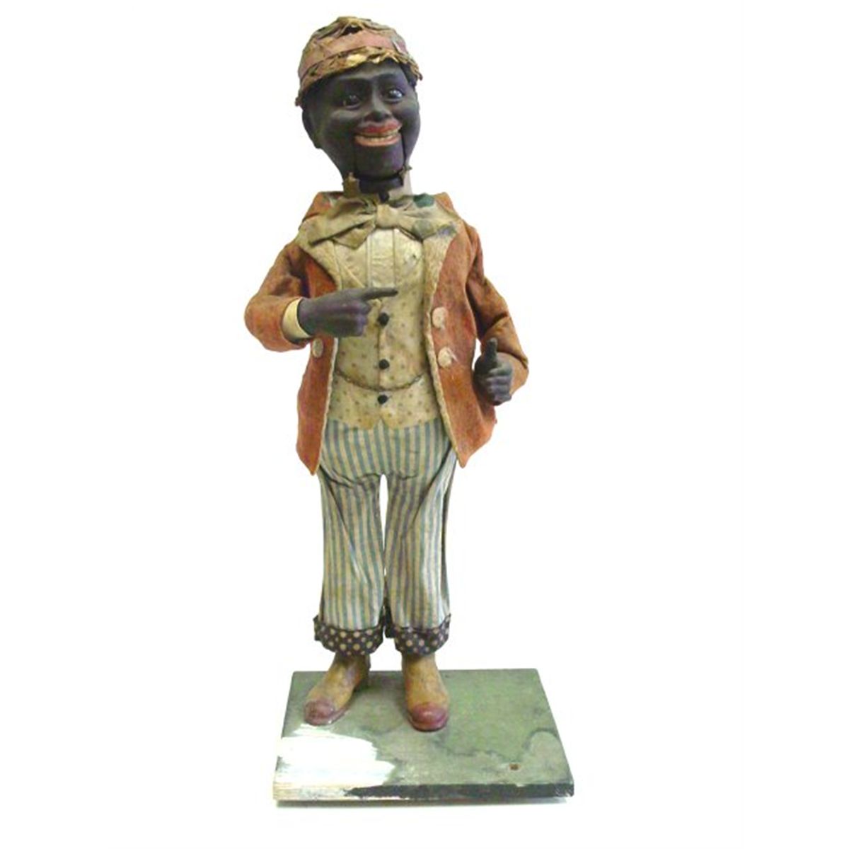 Antique Black Man puppet
