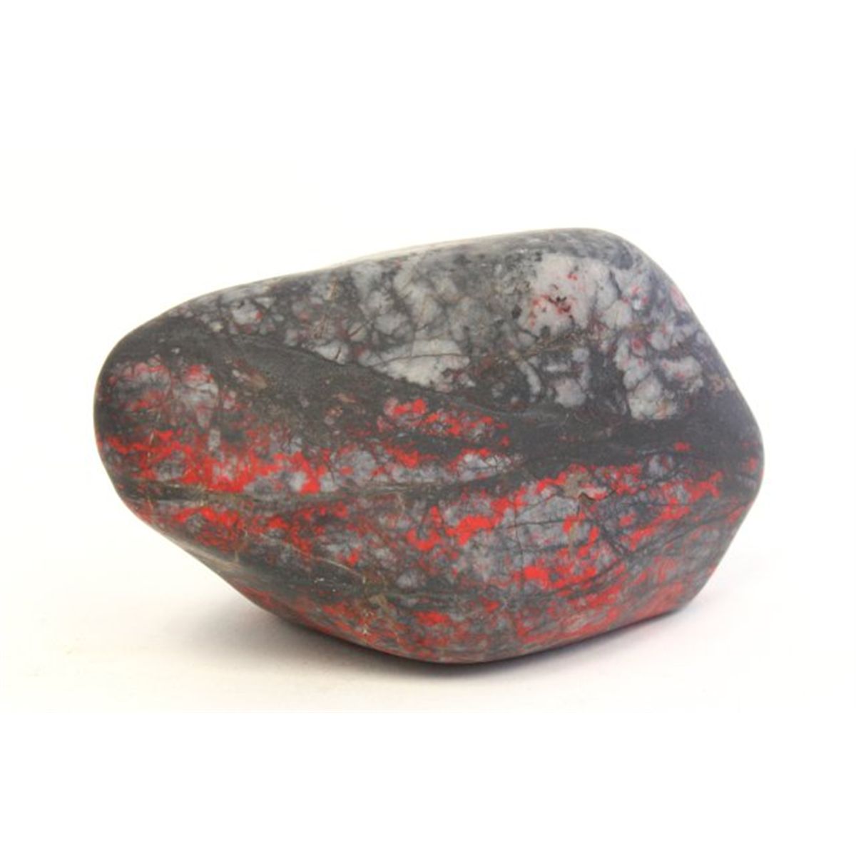 Chinese chicken blood stone in mountain shape