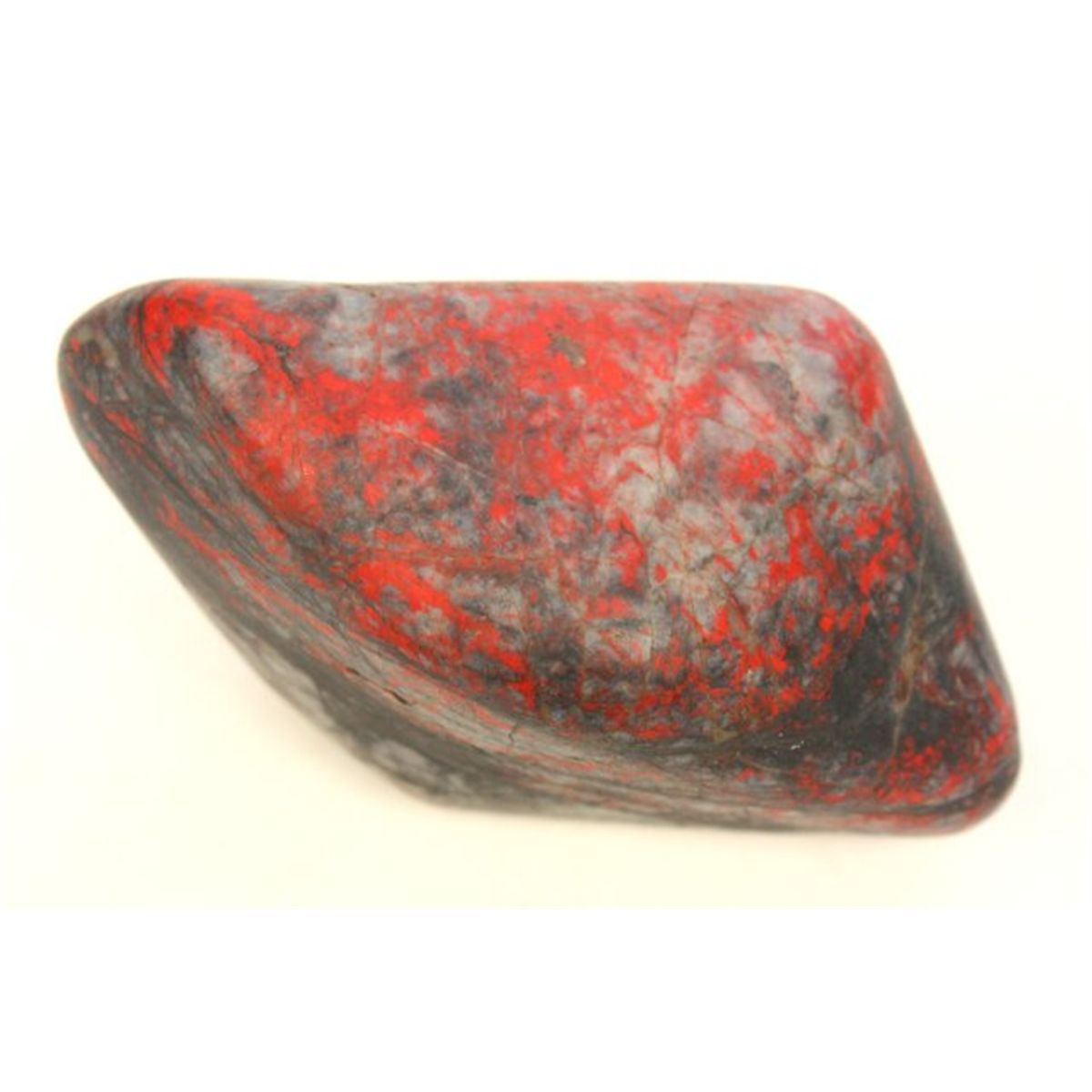 Chinese chicken blood stone in mountain shape