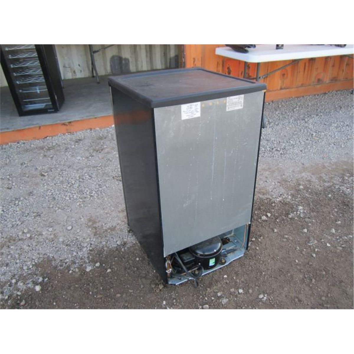 Sanyo Stainless Steel Mini-Fridge