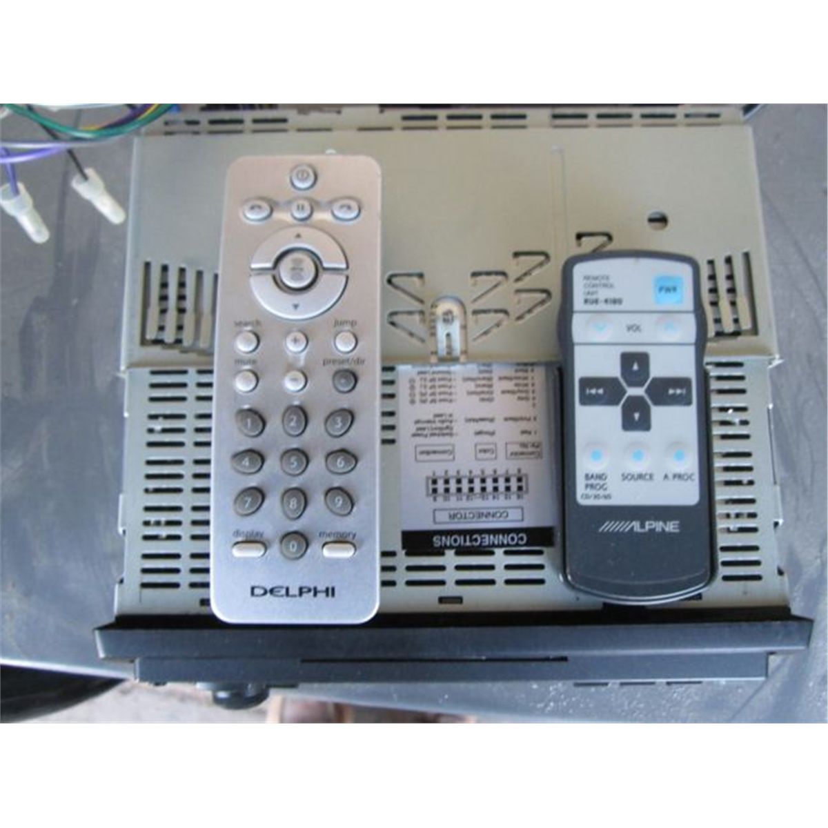 Alpine TDA-7554 Audio Stereo Tape Deck