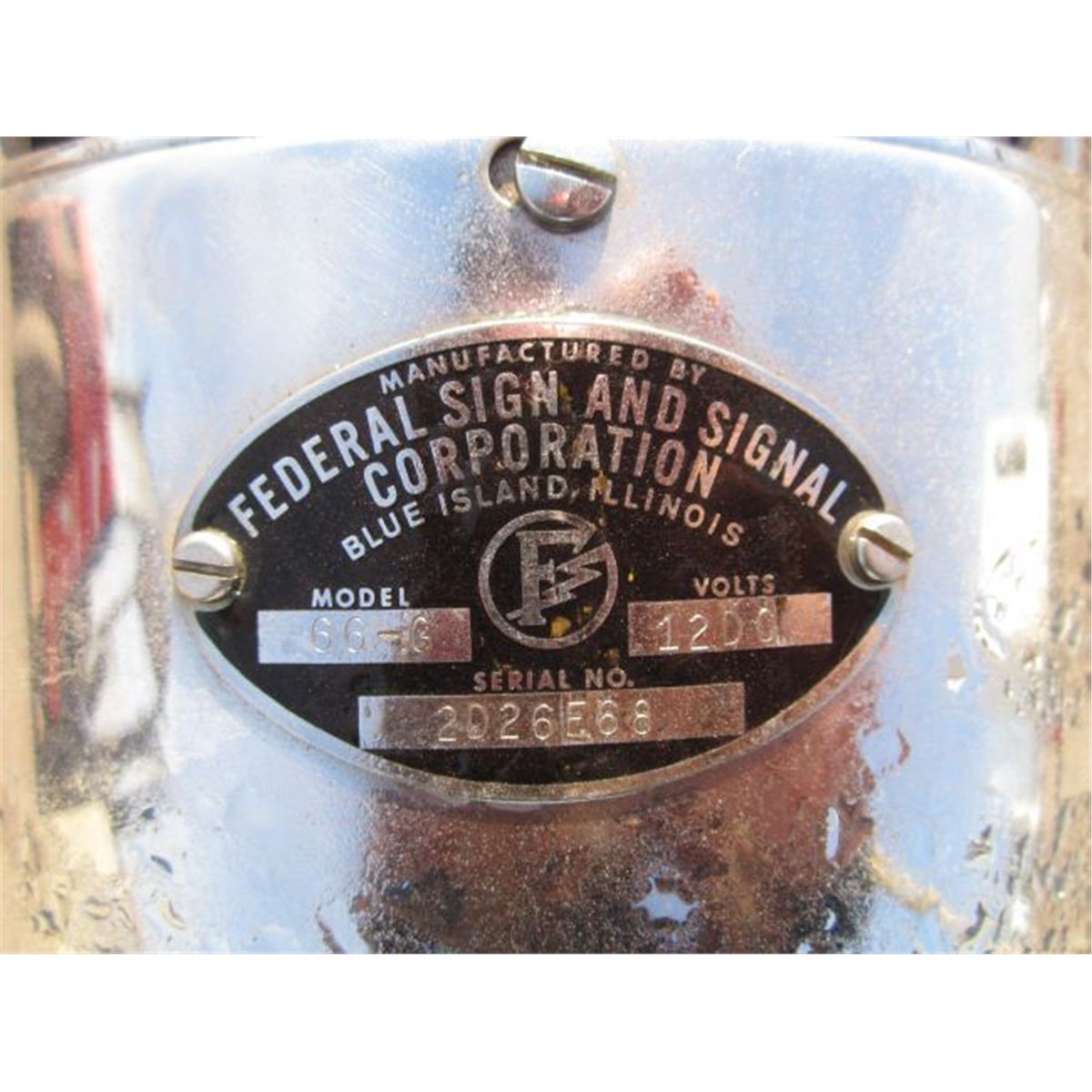 Federal Sign & Signal 66G Siren