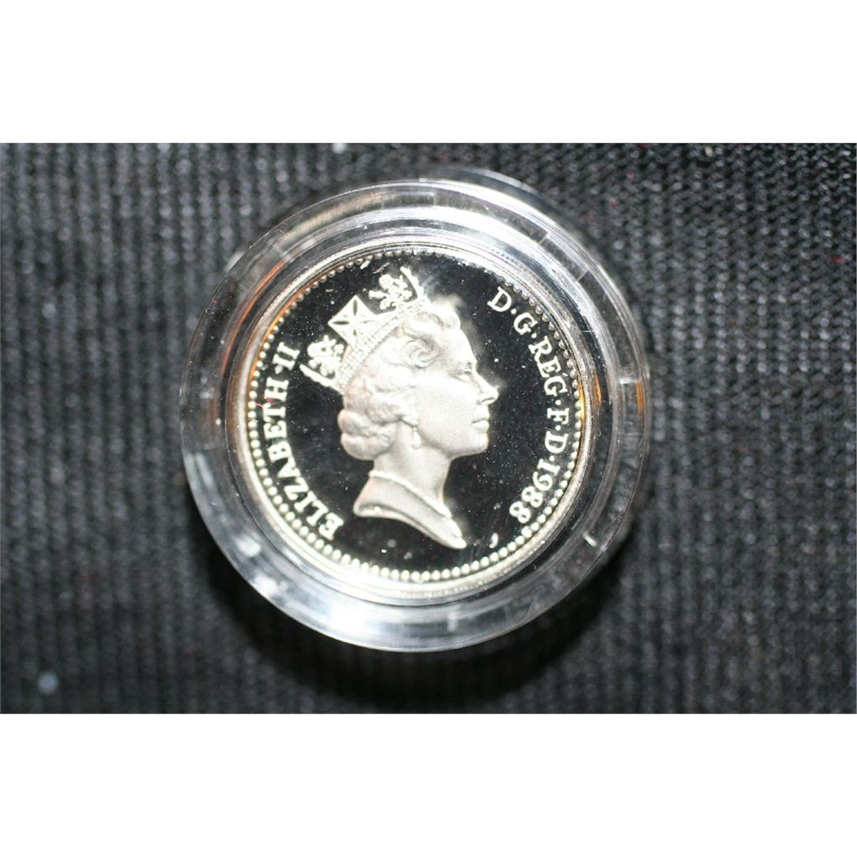 1988 British Silver Proof One Pound Coin