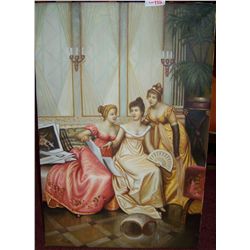 Painting by M. Martin.