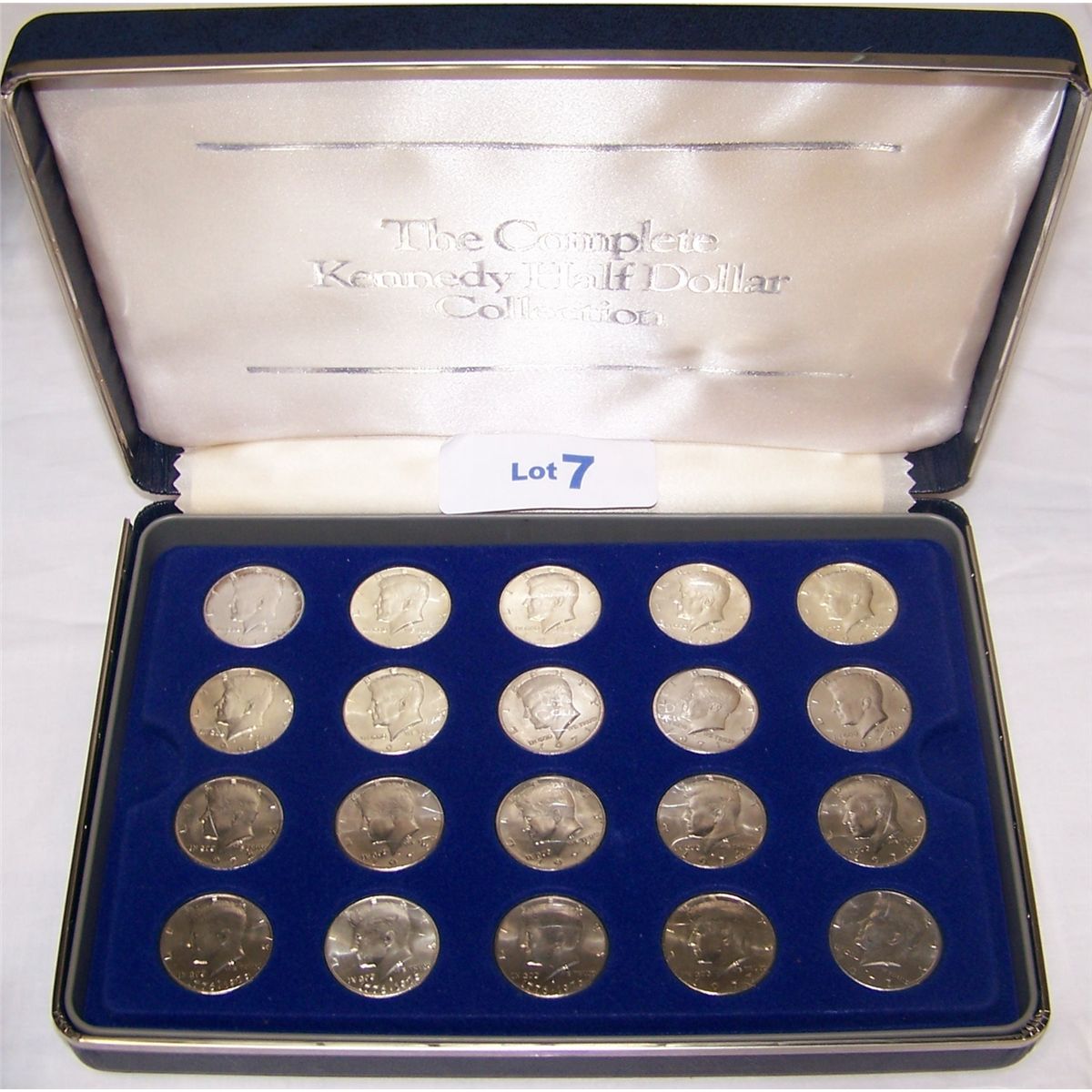 1964-1985 COMPLETE KENNEDY HALF DOLLAR COLLECTION.