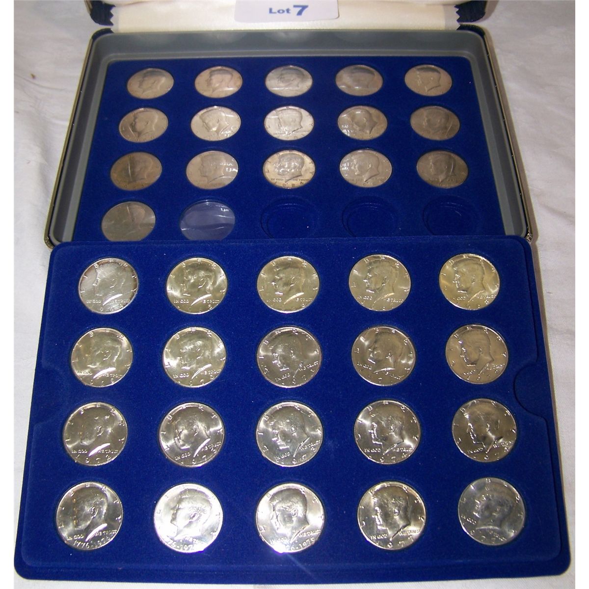 1964-1985 COMPLETE KENNEDY HALF DOLLAR COLLECTION.