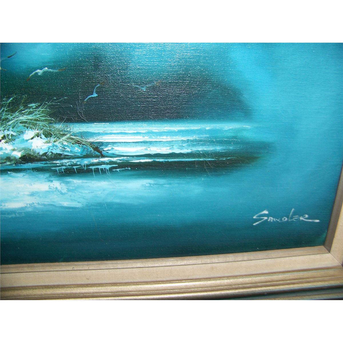 Original Oil on Canvas Painting Signed Sandler.