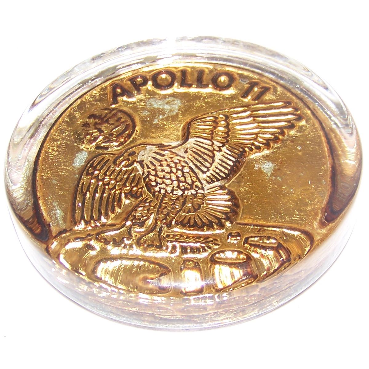 1969 APOLLO 11 Collectible Venetian Glass Paperweight.