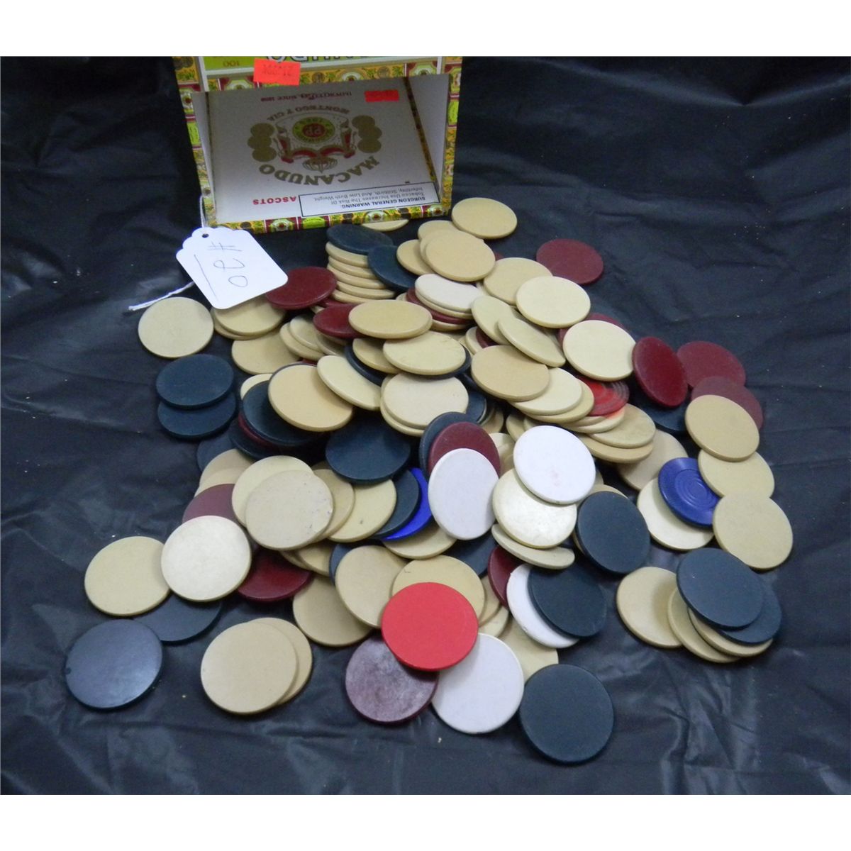 175 Antique Poker Chips from 1920'