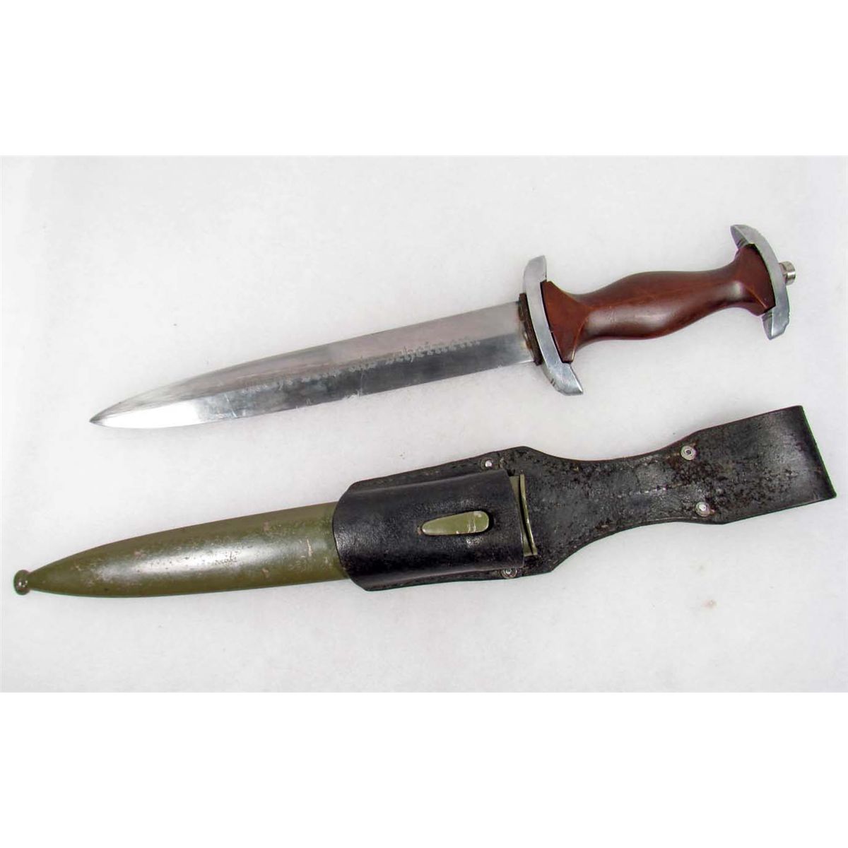 RARE GERMAN NAZI NPEA EM DAGGER W/ SCABBARD