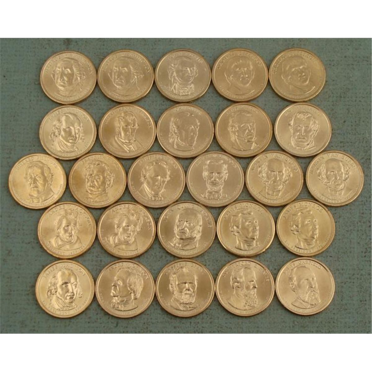 26 Coins 2007-2011 Presidential One Dollar Set GEM UNC