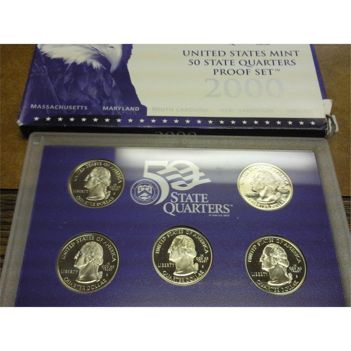 2000 US 50 STATE QUARTERS PROOF SET