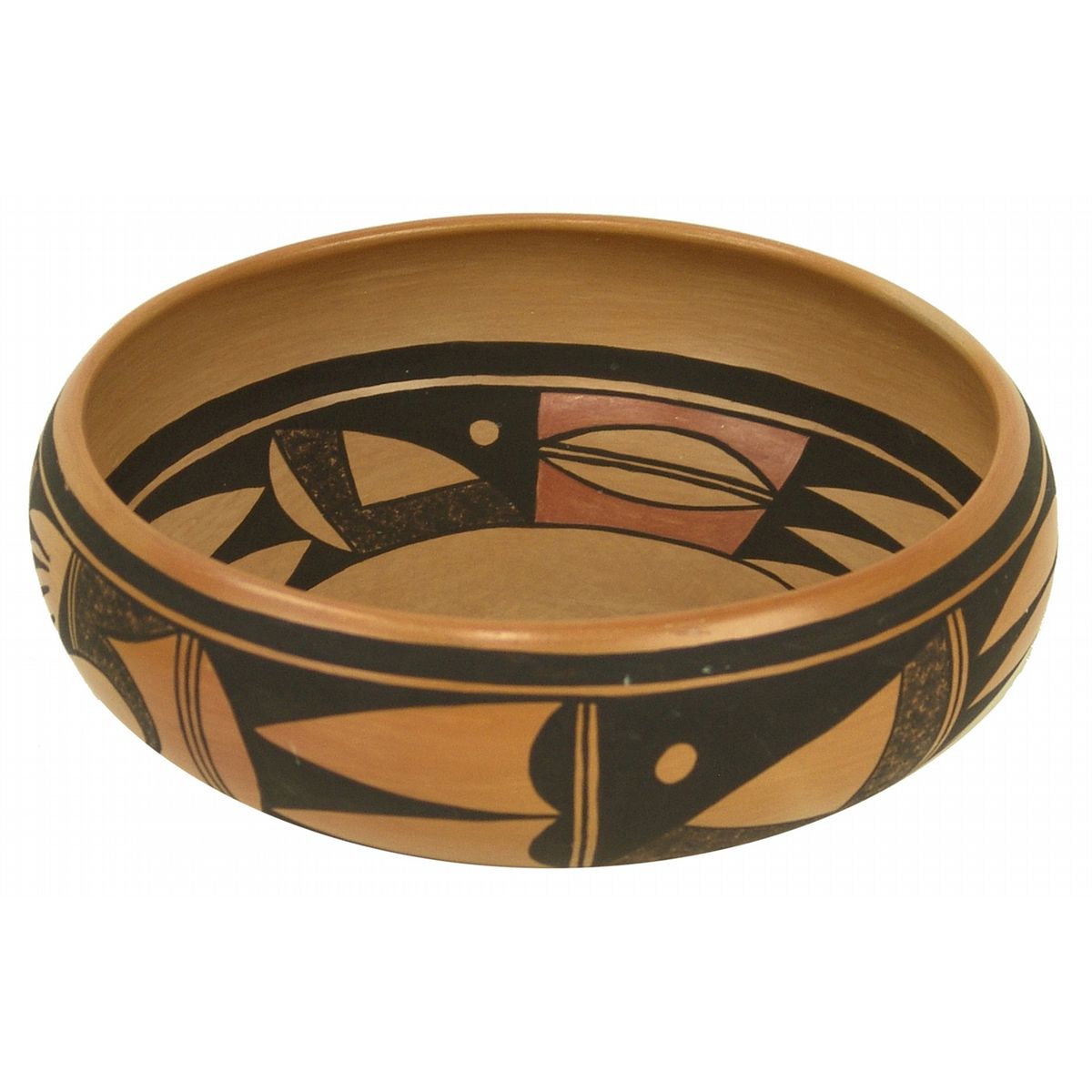 Hopi Pottery Bowl - Coyote