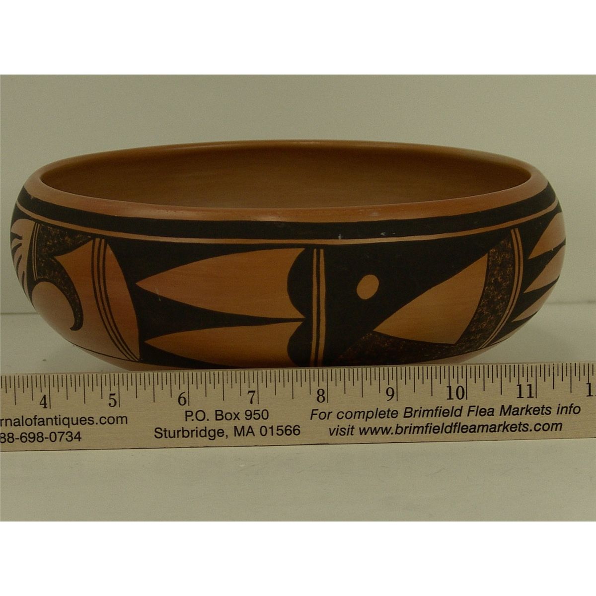 Hopi Pottery Bowl - Coyote