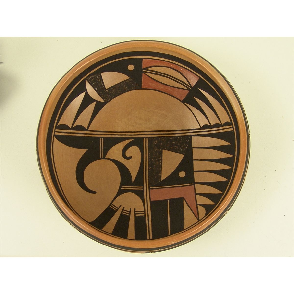 Hopi Pottery Bowl - Coyote
