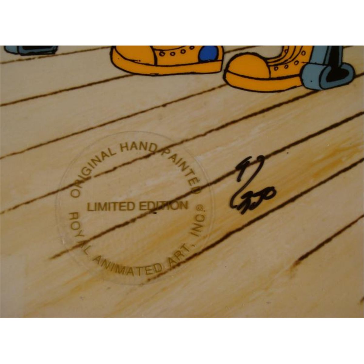 Fat Albert in Class Hand Painted Ltd Ed Animation Cel