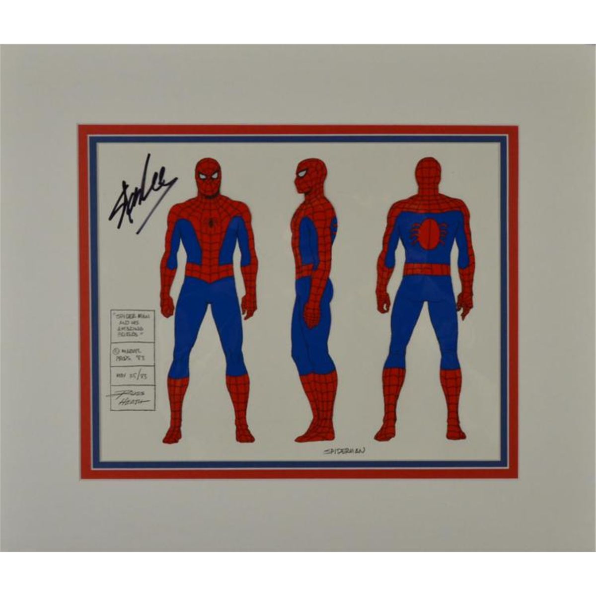 Spider-Man 3 Pose Original Model Cel Animation Art