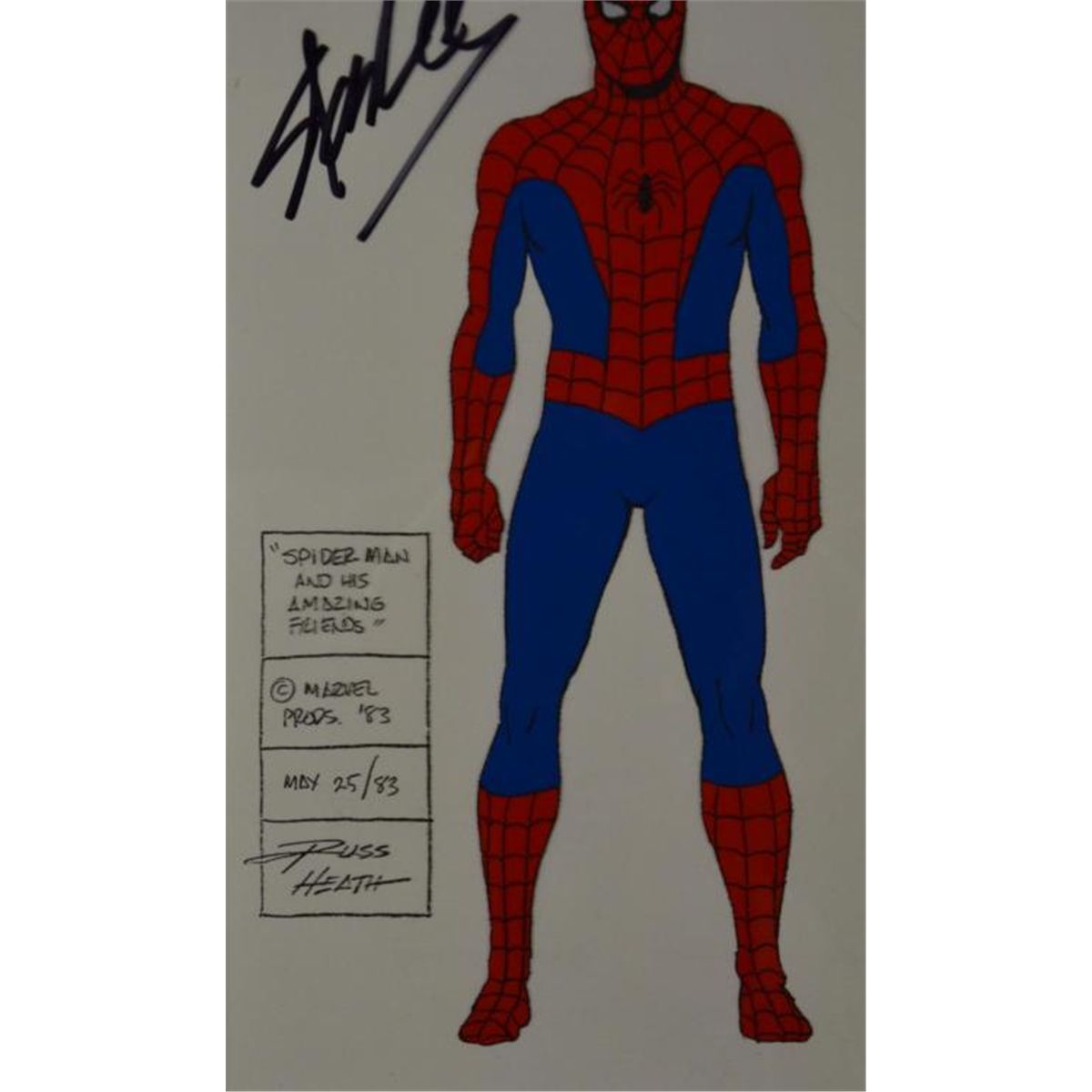 Spider-Man 3 Pose Original Model Cel Animation Art