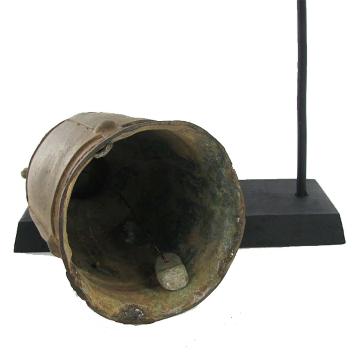 Vintage Thai Temple Bell on Stand (DEC-468)