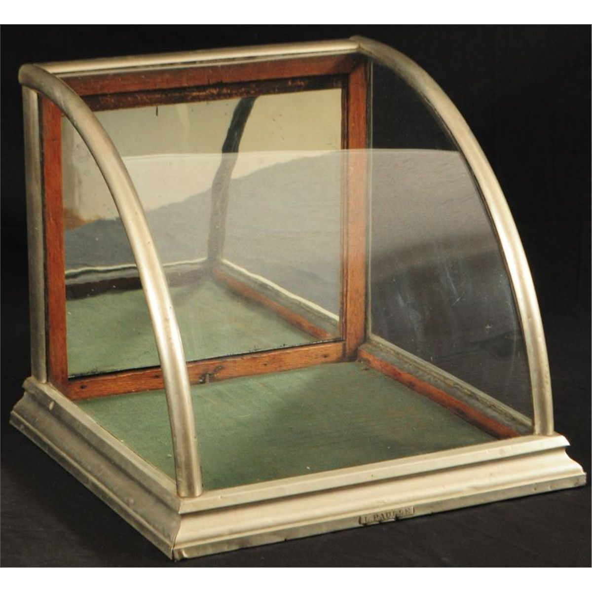 Small Nickel Countertop Display Case