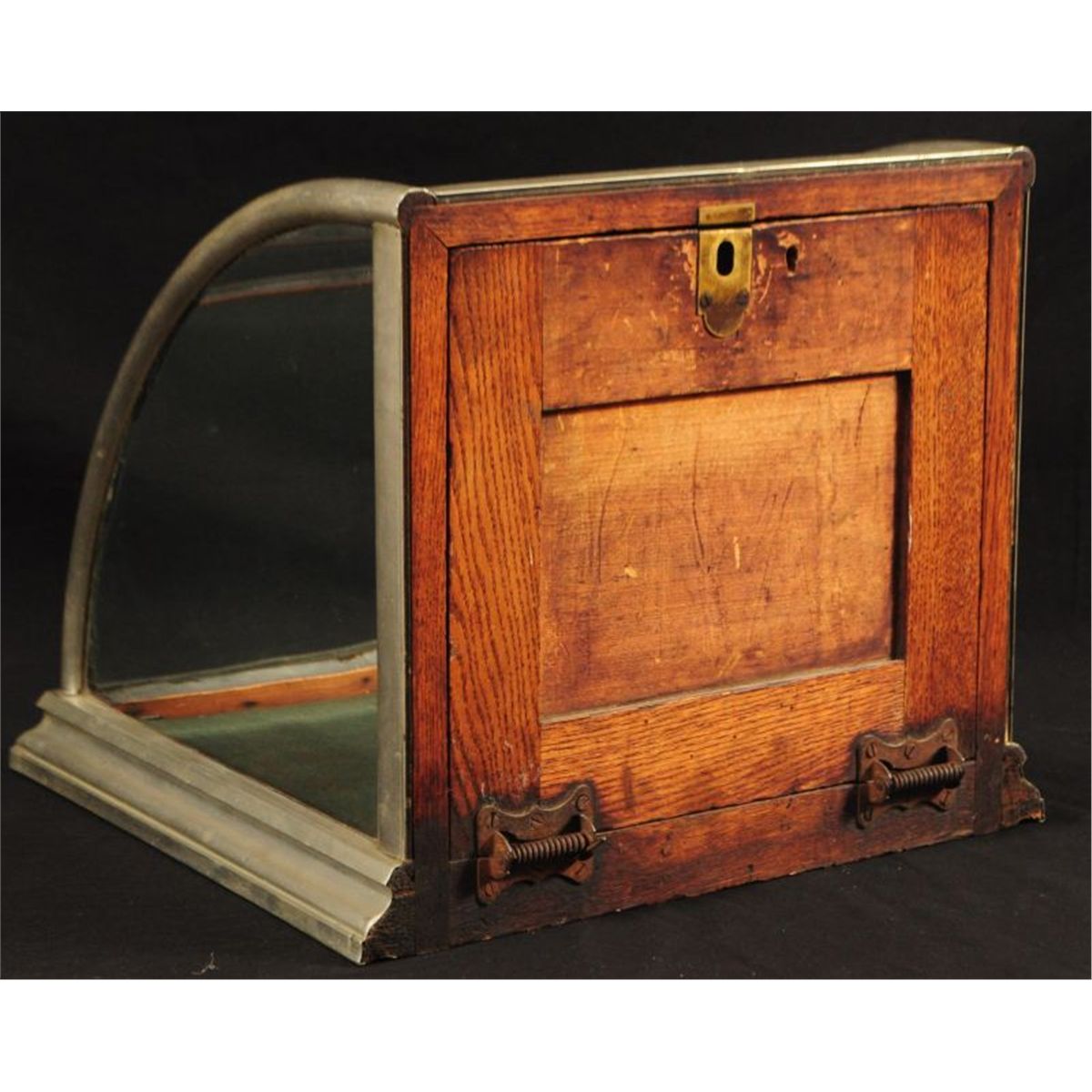 Small Nickel Countertop Display Case